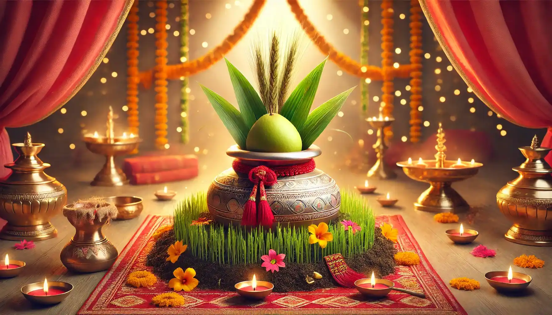 Ghatasthapana Puja Vidhi for Navratri 2025 | Ritual & Significance